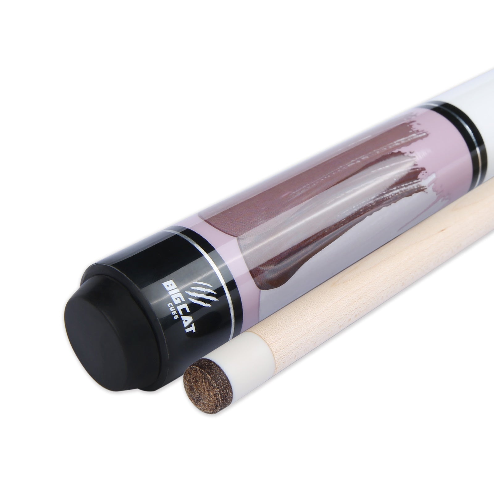 Big Cat Paint IV Regal Amethyst Pool Cue Stick - 18/19/20/21 oz, Big C ...